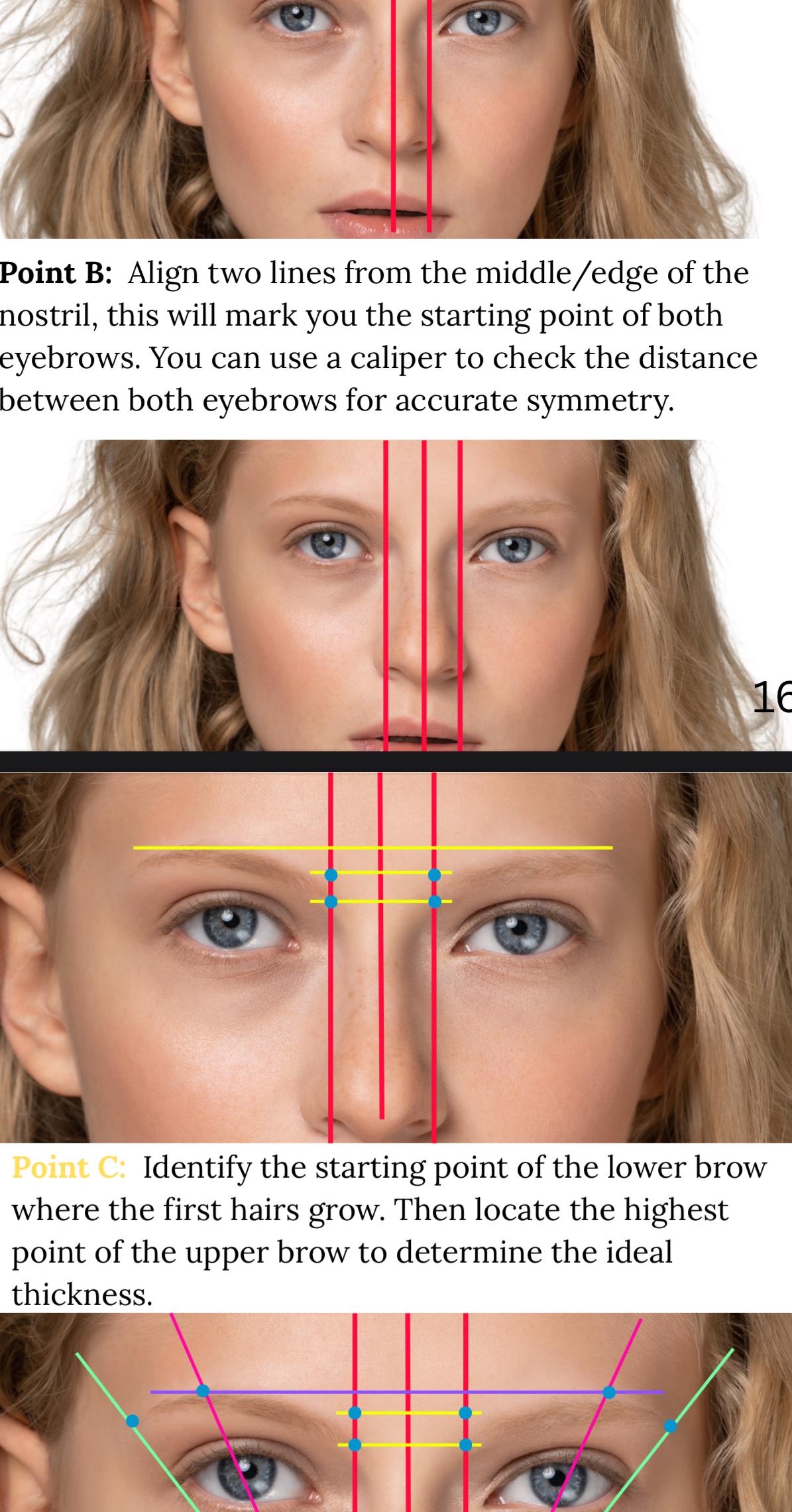 EYEBROW MAPPING PMU - Etsy
