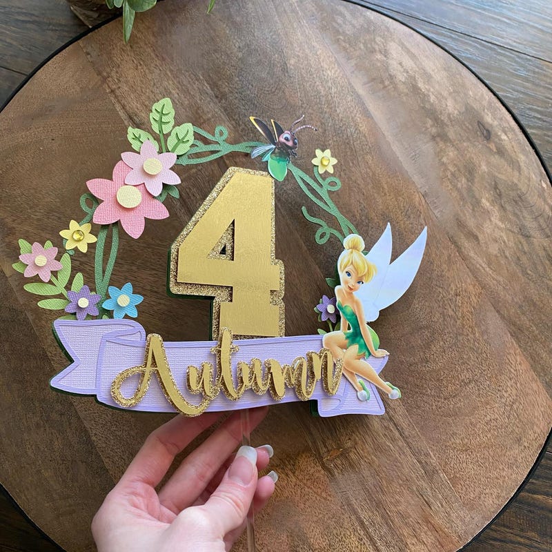 Tinkerbell Cake Toppers - Etsy