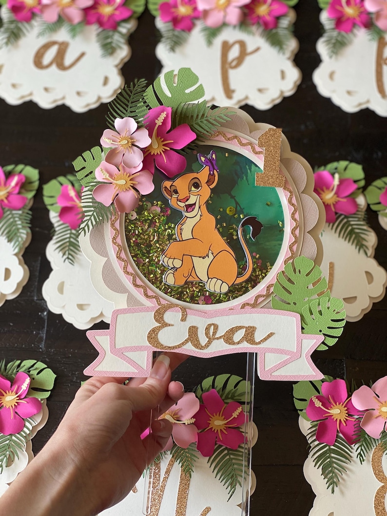 Nala Cake Topper: Lion King Safari Birthday Party Decor - Etsy