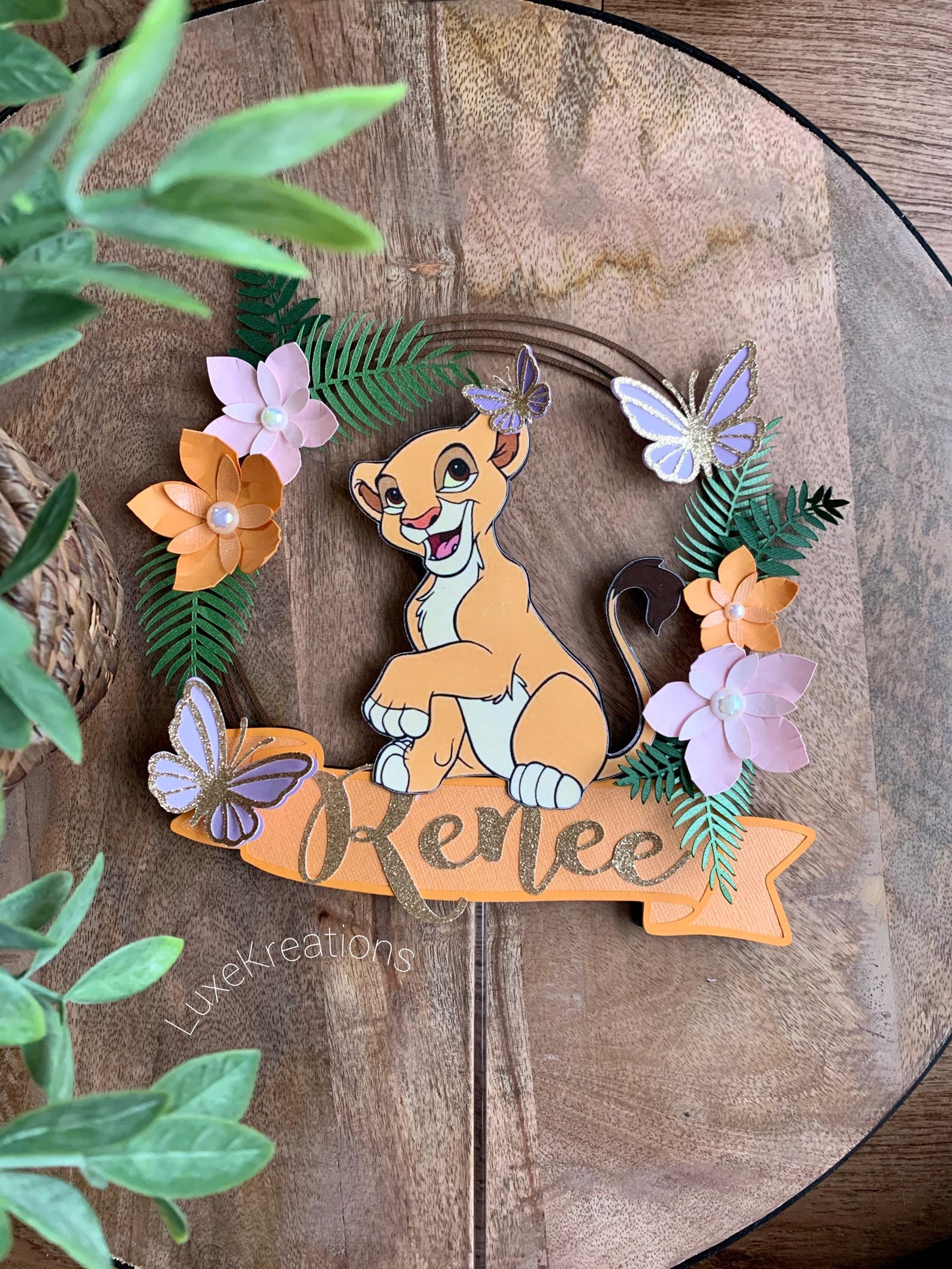 Nala Cake Topper: Lion King Safari Birthday Party Decor - Etsy