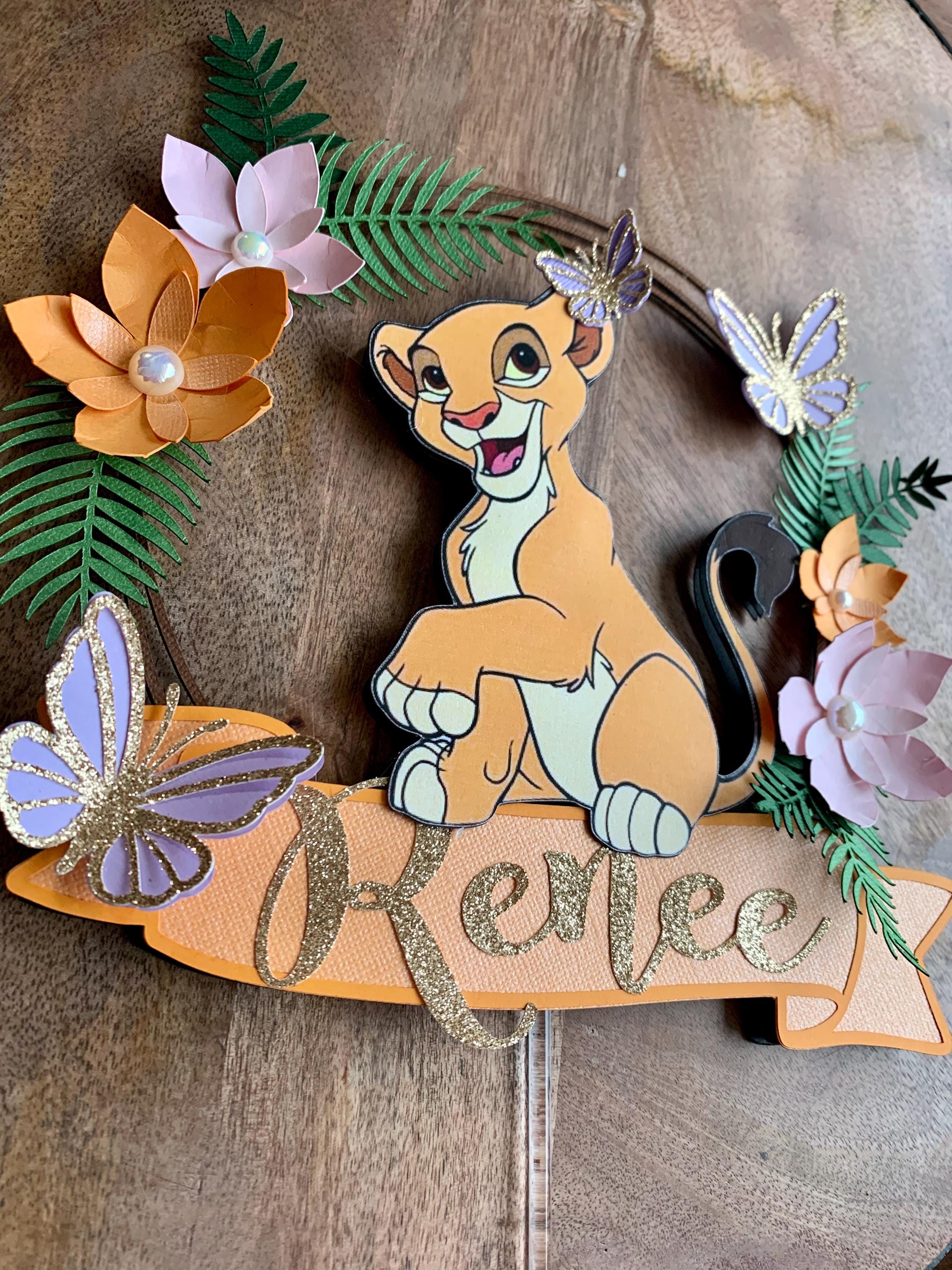 Nala Cake Topper: Lion King Safari Birthday Party Decor - Etsy