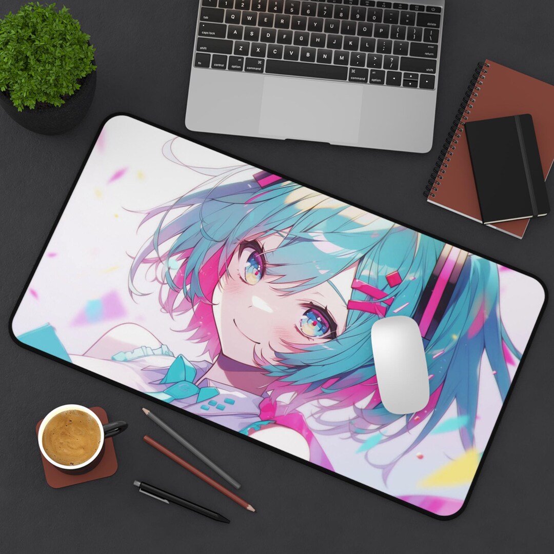 Vtuber Hatsune Miku Desk Mat, Mouse Pad, Anime - Etsy Australia