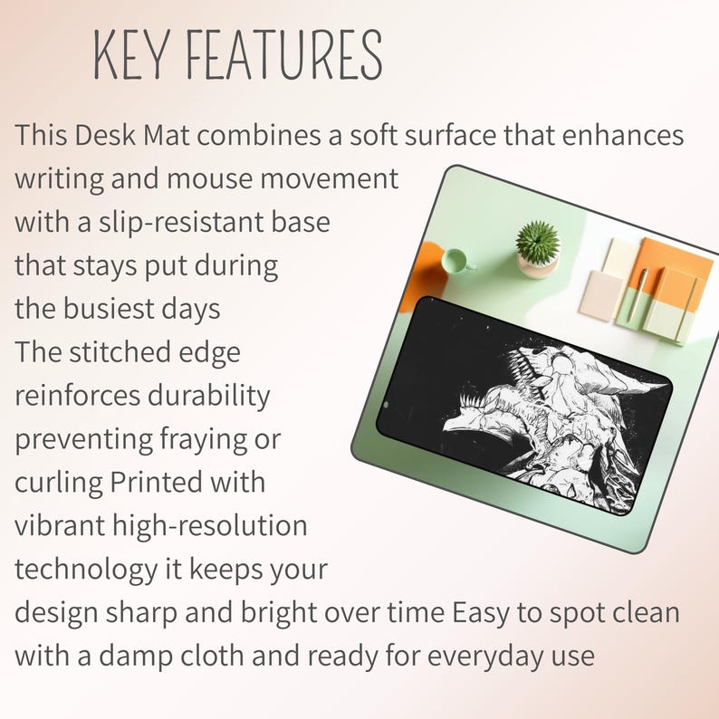 Anime Kaiju No8 Kafka Hibino Desk Mat, Gamer Mouse Pad, Anime Fan Gift ...