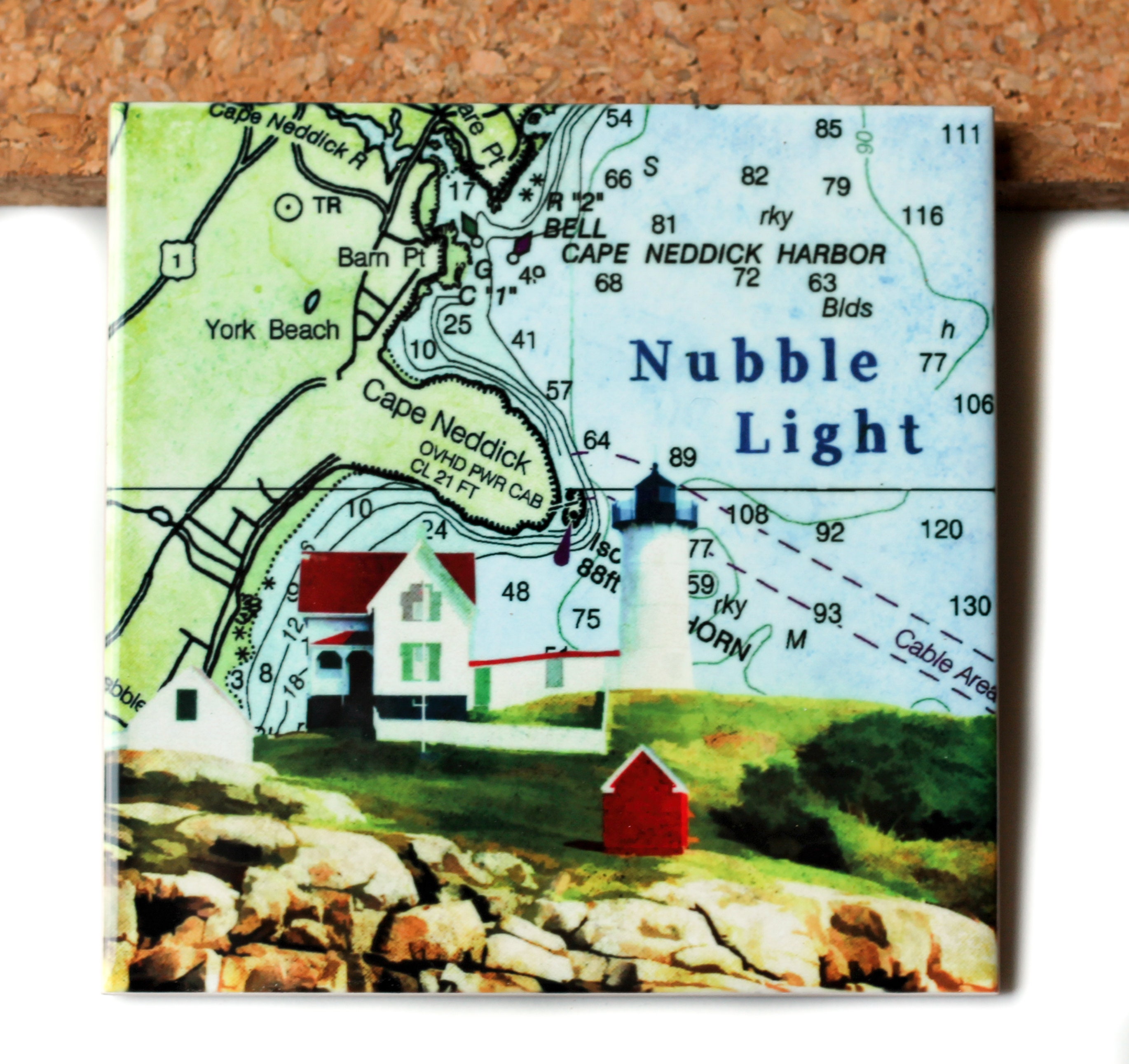 Maine Lighthouse, Map Coasters, Nautical Home Decor, Beach House Decor ...