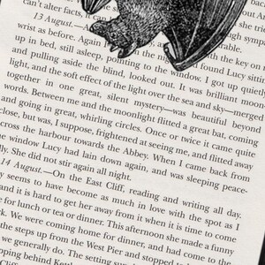 Dracula Book Page Art Print - Etsy