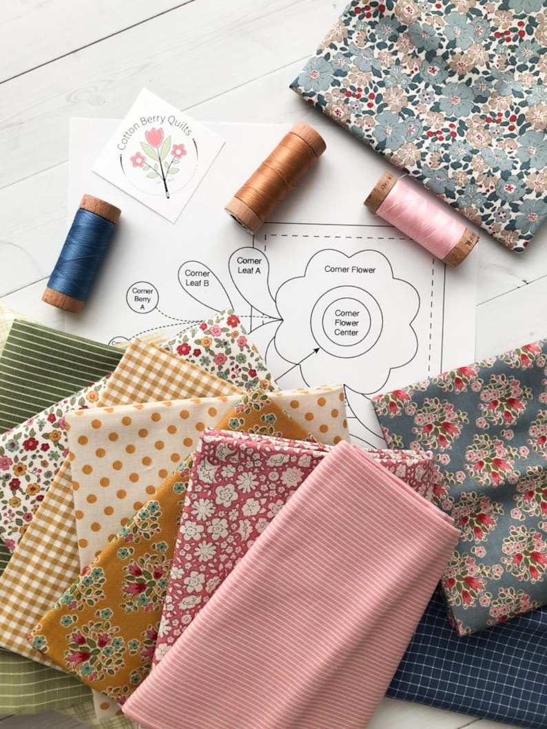 Garden Tweets Paper Pattern - Applique Quilt Pattern - Etsy
