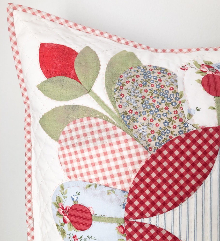 Sew Bloomin' Cute Pillow Kit Sweet Liberty Pattern by Christa Smith Sew ...