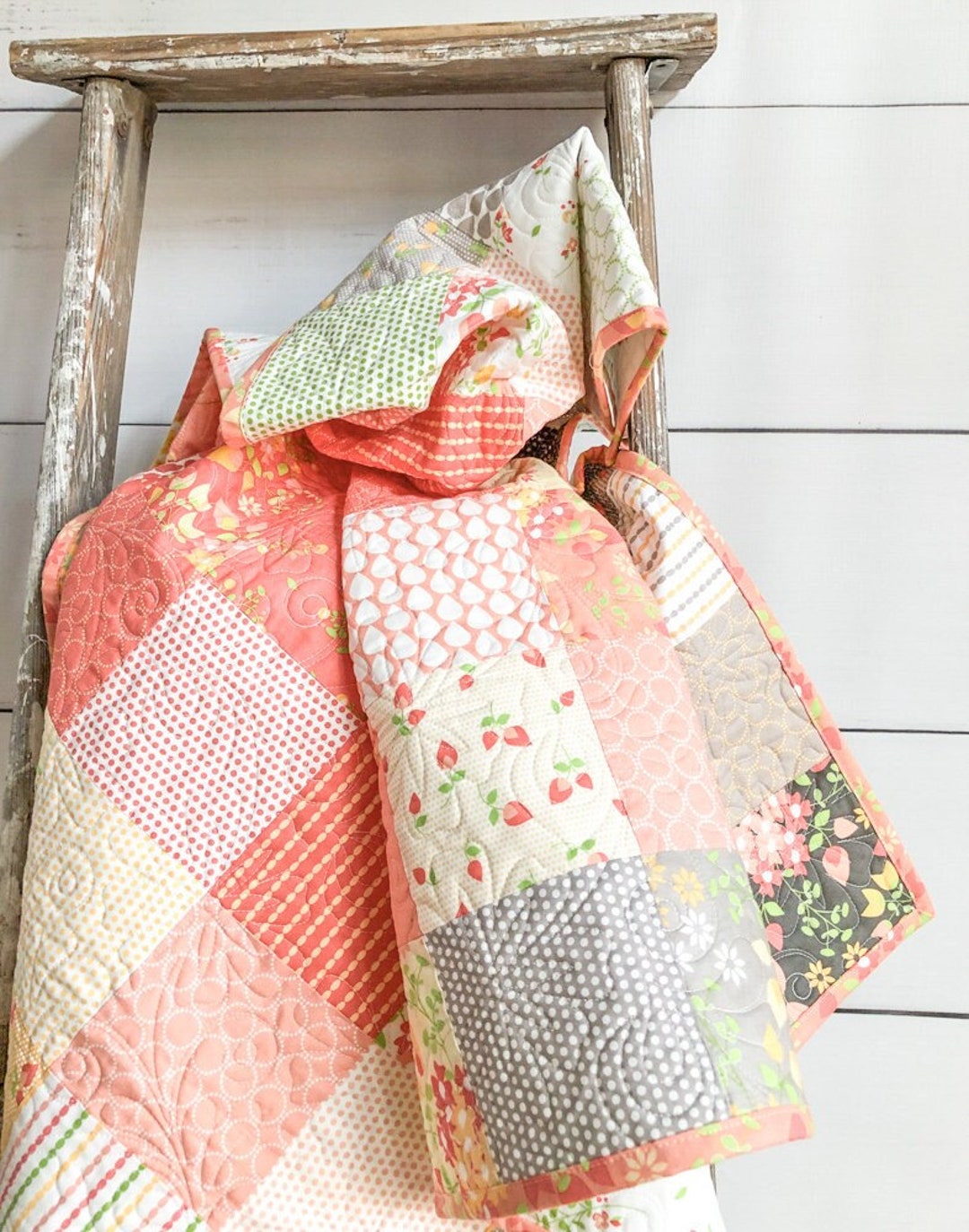 Baby Quilt Ready to Ship Crib Quilt Sundrops - Etsy