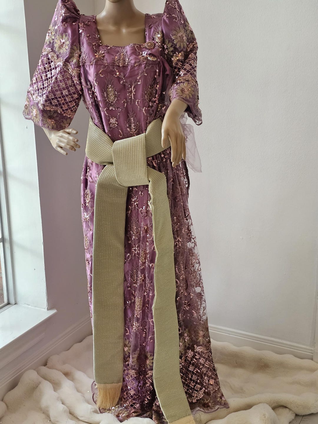Luxury Handcrafted Beaded Gomesi: Elegant Occasion Dress - Etsy