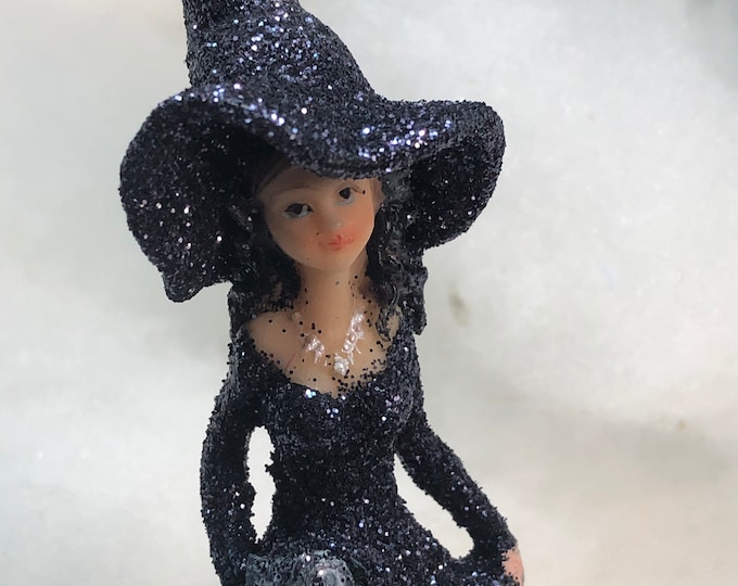 Witch, Halloween Witch, 4” Small Witch, Witch Doll, Black Witch, 4 ...