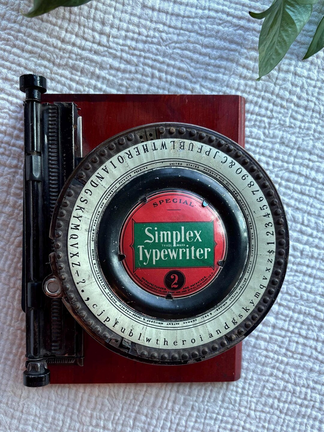 Antique Simplex Toy Typewriter No. 2: Early 1900s Collectible - Etsy