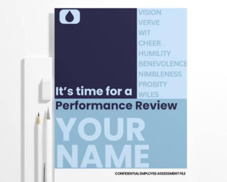 Severance Performance Review Canva Template | Lumon Industries Prop ...