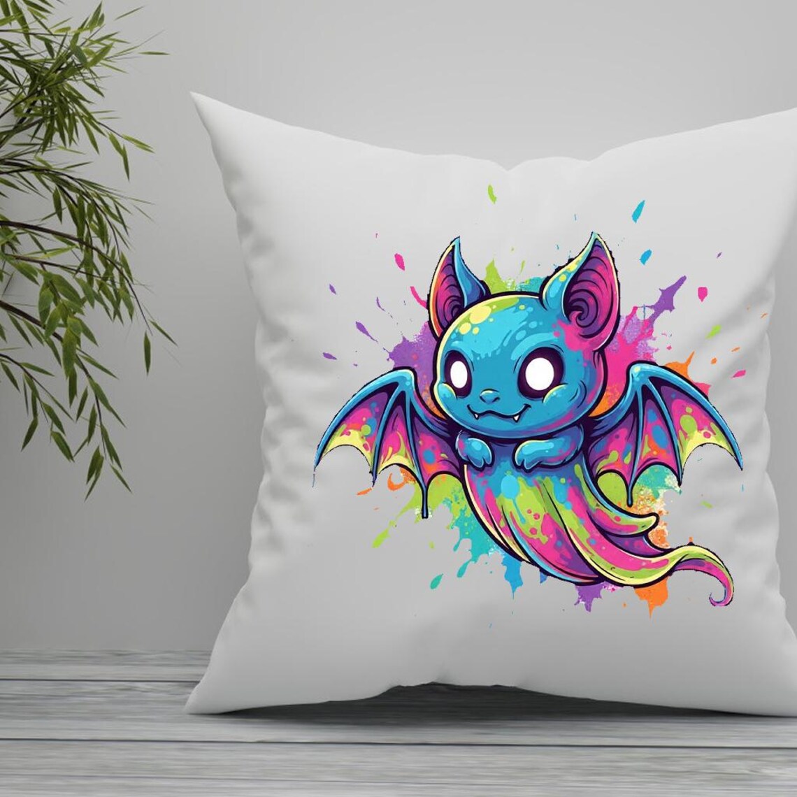 Creepy Cute, Kawaii Pet Cemetary Ghost Cuties, Cuties Bat , Spray Paint ...