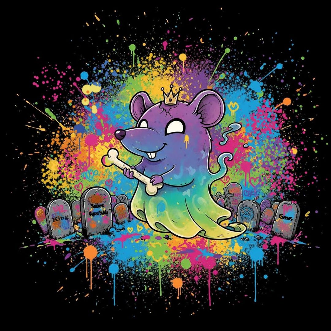 Creepy Cute, Kawaii Pet Cemetary Ghost Cuties, Cuties Mouse, Spray ...
