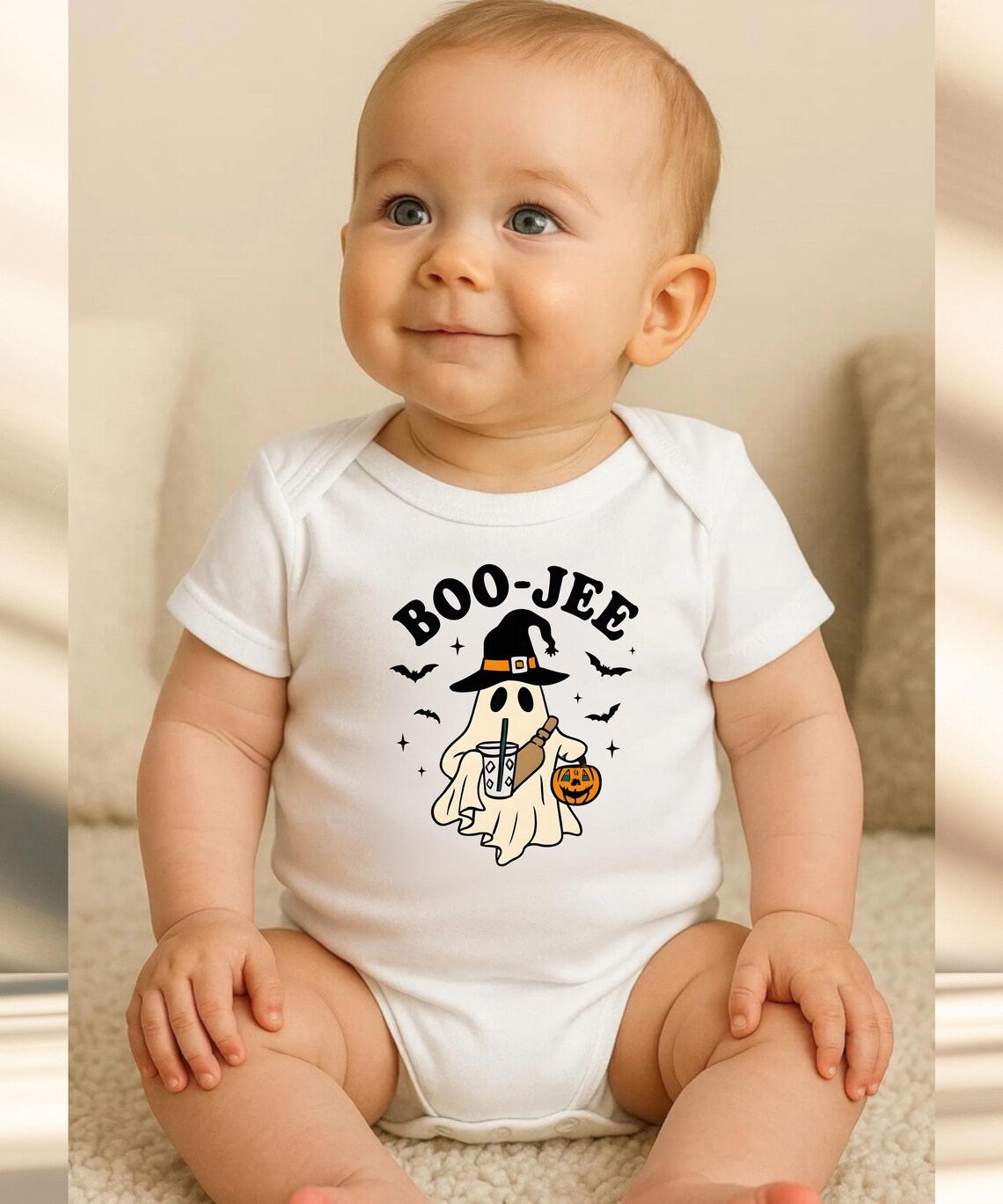 Boo-jee Baby Bodysuit, Cute Halloween Infant Outfit, Baby Shower Gift ...