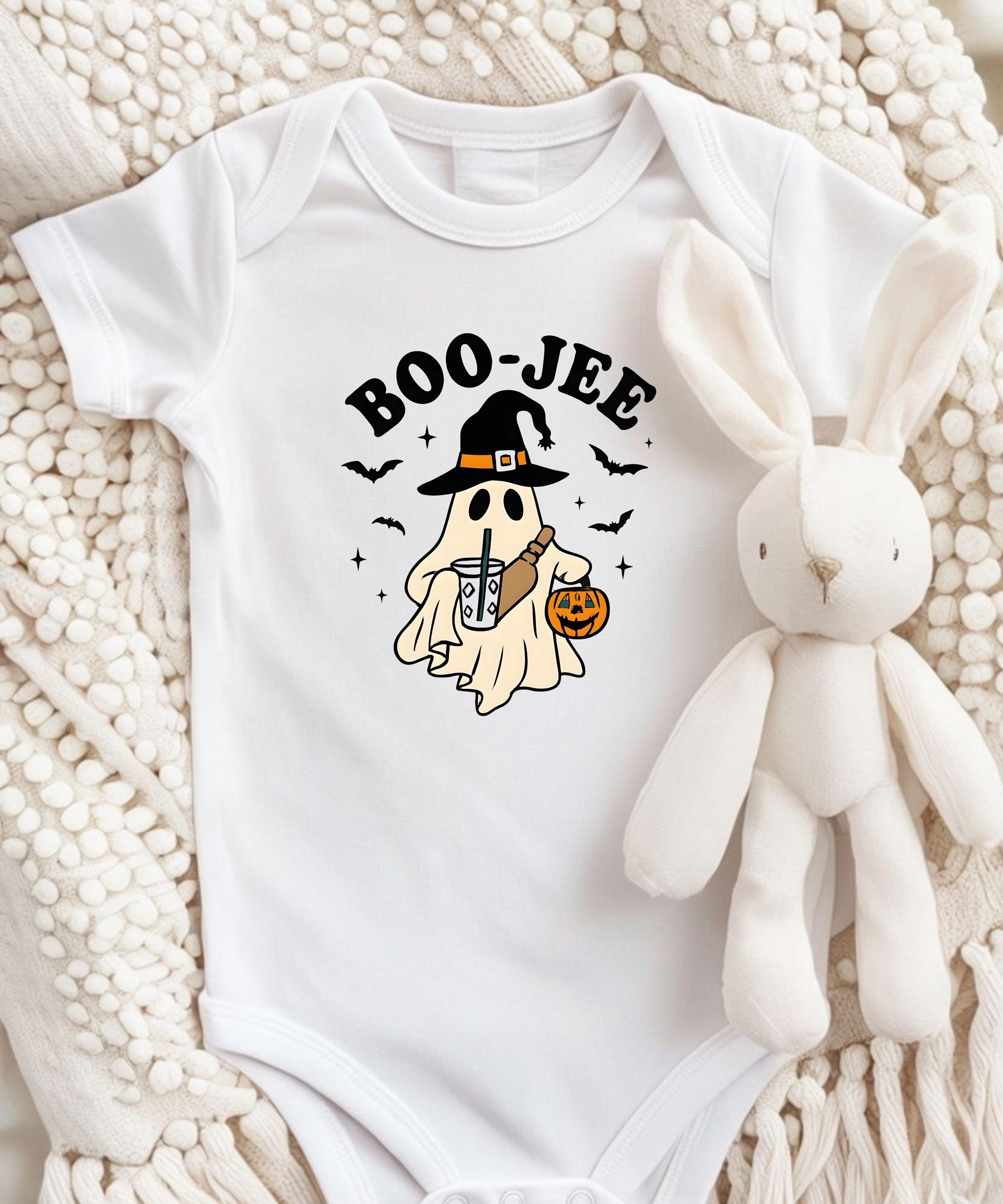 Boo-jee Baby Bodysuit, Cute Halloween Infant Outfit, Baby Shower Gift ...