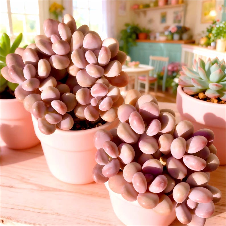 Multi-headed Live Succulent Plants: Rare Indoor Office Decor，indoor ...