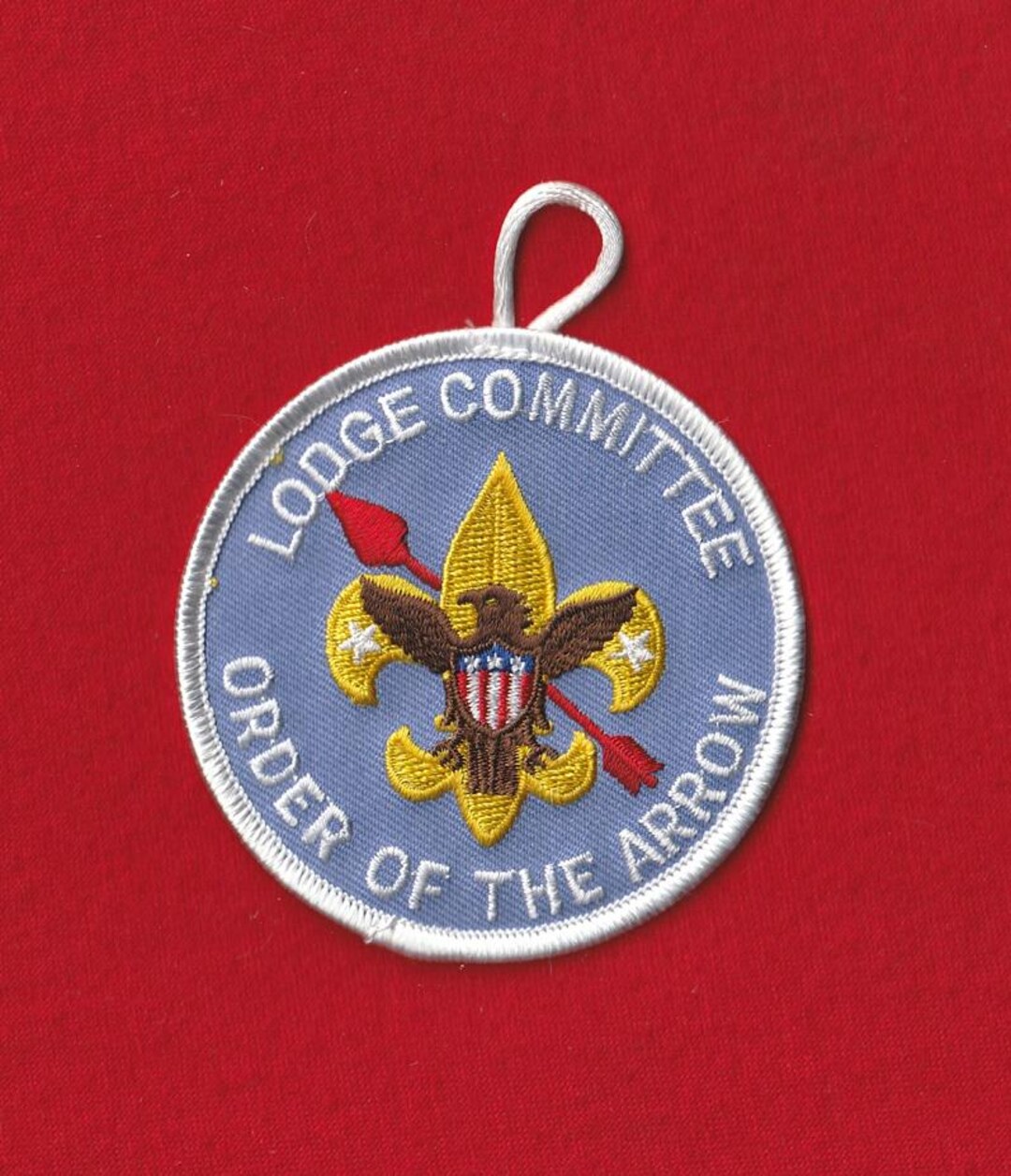 3 Inch LODGE COMMITTEE Boy Scout Patch With Button Loop Order of the ...