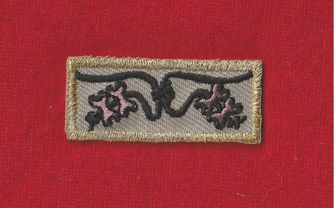 1.5 Inch Wood Badge Trained 4 Bead KNOT Patch Beads Cord Boy Cub Scout ...