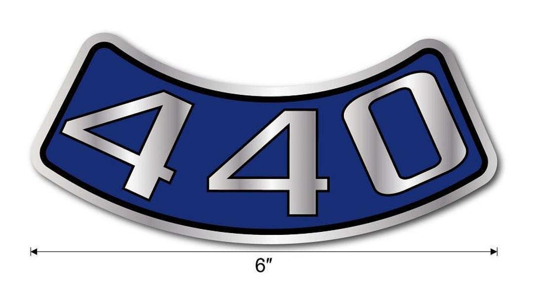 NEW 440 Air Cleaner Decal Sticker for Dodge Plymouth Chrysler Classic ...