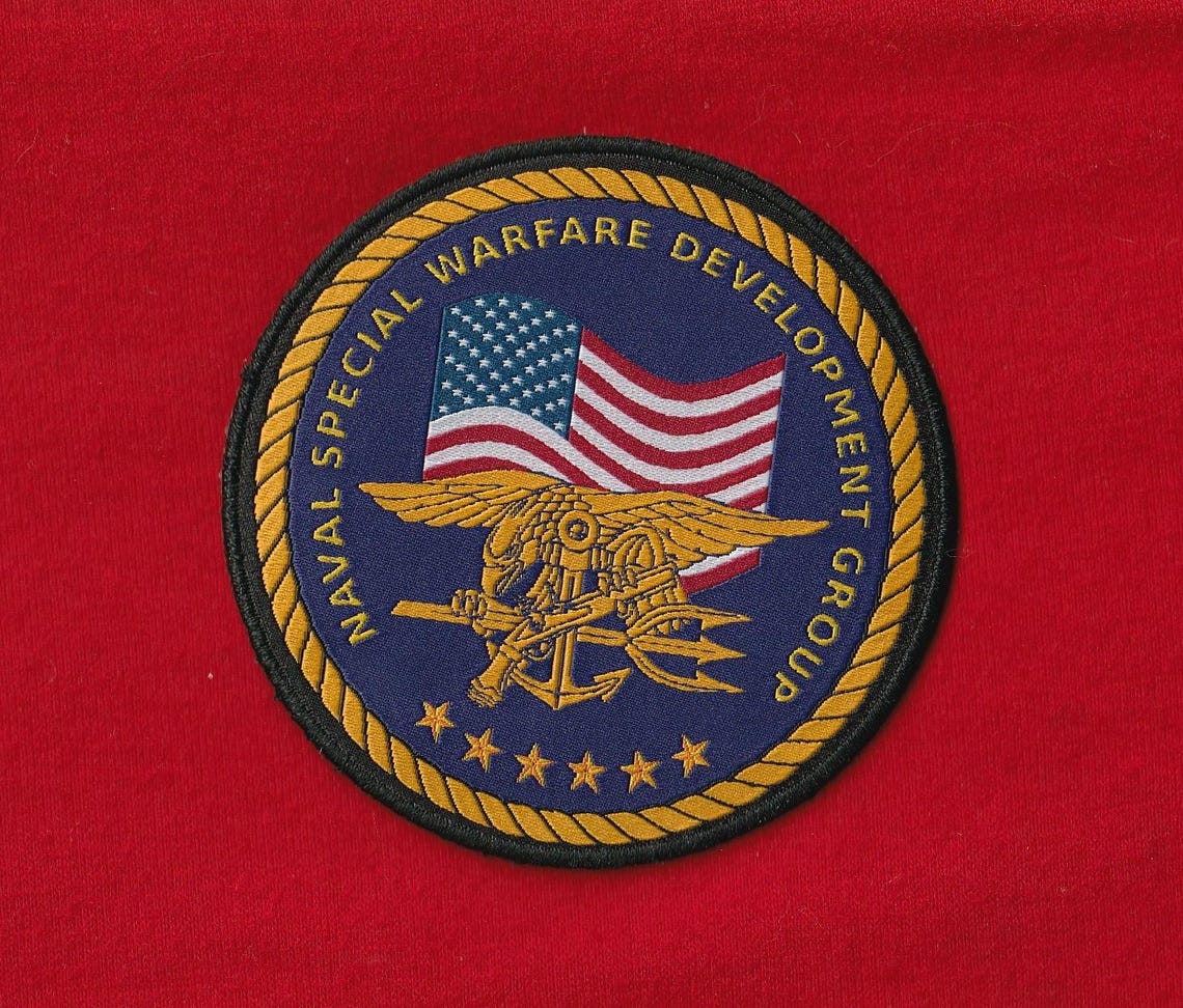3 Inch SEAL TEAM 6 Iron-on Patch Naval Special Warfare Command U.S ...