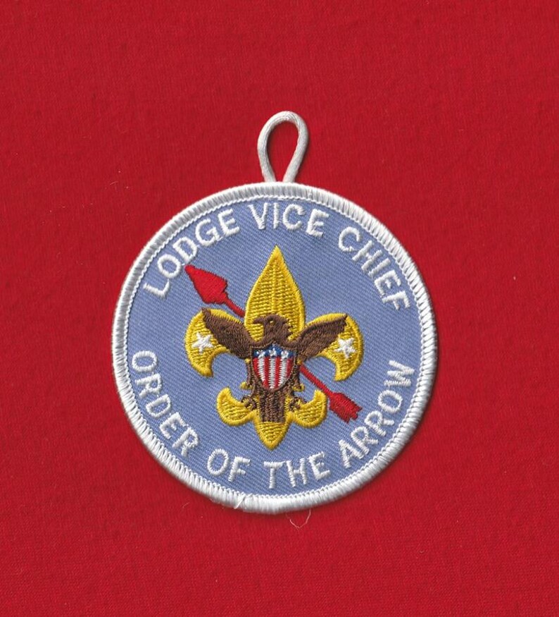 3 Inch LODGE VICE Chief Boy Scout Patch With Button Loop Order of the ...