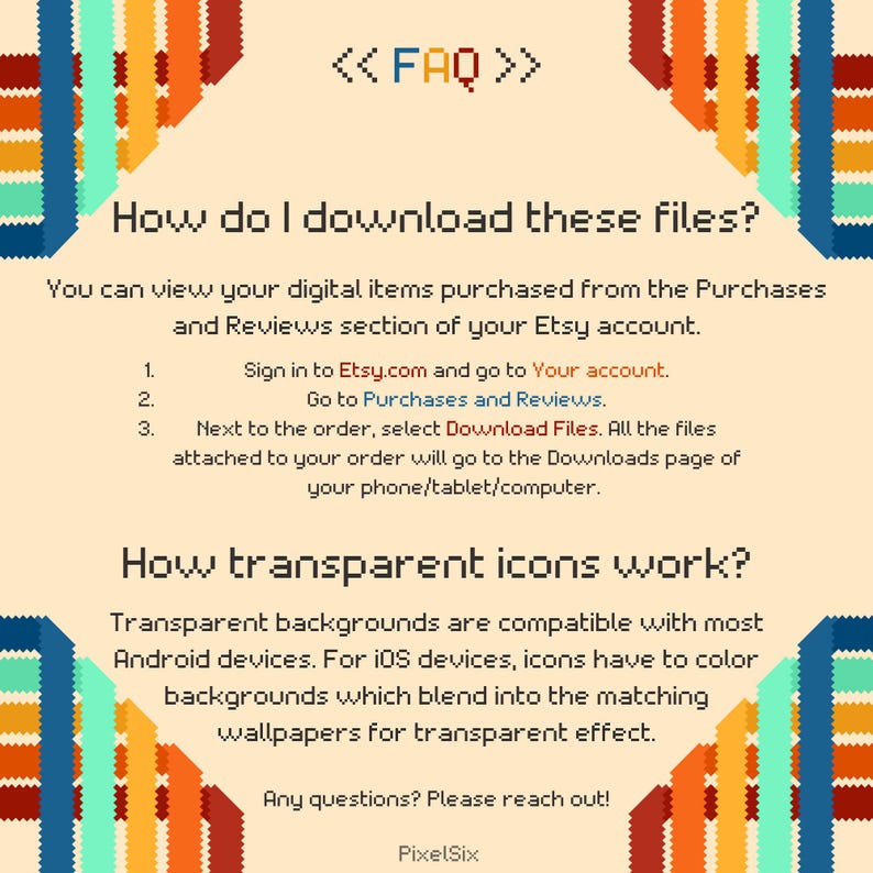 Pixel Art Retro App Icons Pack | Vintage Aesthetic iPhone & Android ...