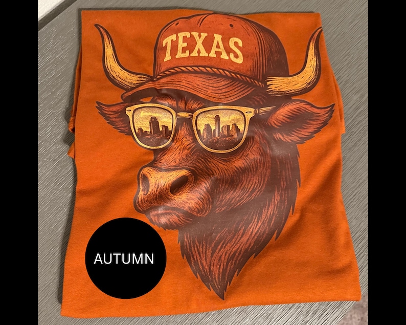 Texas Longhorn Ultimate Comfort Colors Fan T-shirt, Longhorn in ...