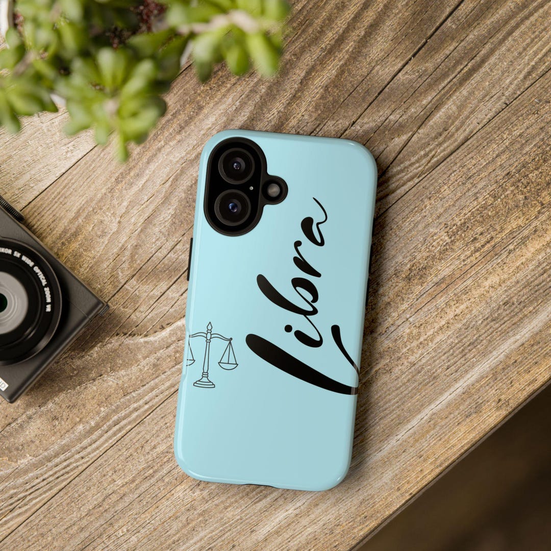 Libra Zodiac Sign and Symbol Phone Case | Tough Case - Etsy
