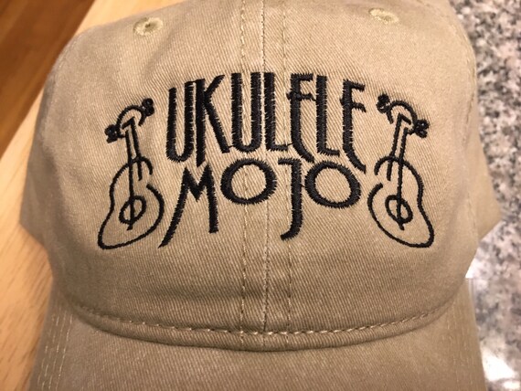 Ukulele Mojo Ukulele Embroidered Hat Cap Free Uke on Board | Etsy