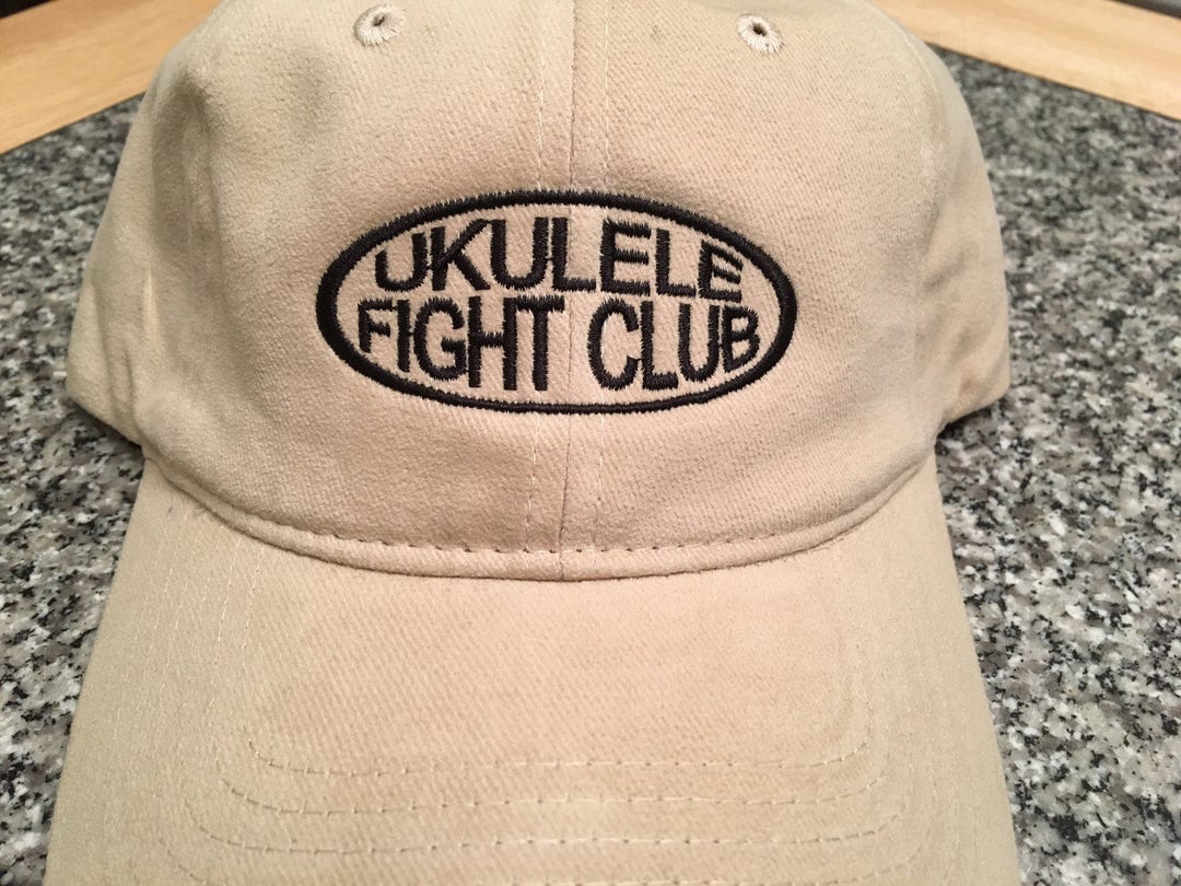 Ukulele Fight Club Embroidered Hat - Free Uke on Board Sticker - Etsy