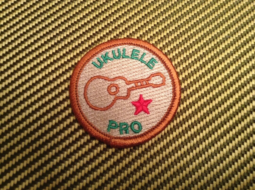 Ukulele Merit Badge - Embroidered - Etsy