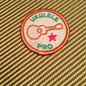 Ukulele Merit Badge - Set of 3 - Embroidered + Bonus - Etsy