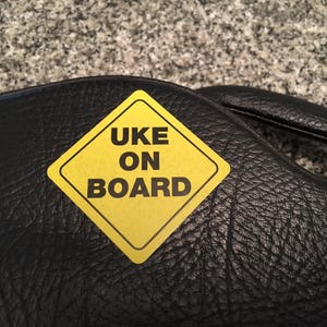 Uke on Board Stickers - Set of 4 - Etsy
