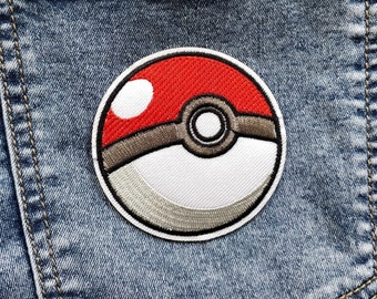 Pokeball Iron on Patch - Etsy