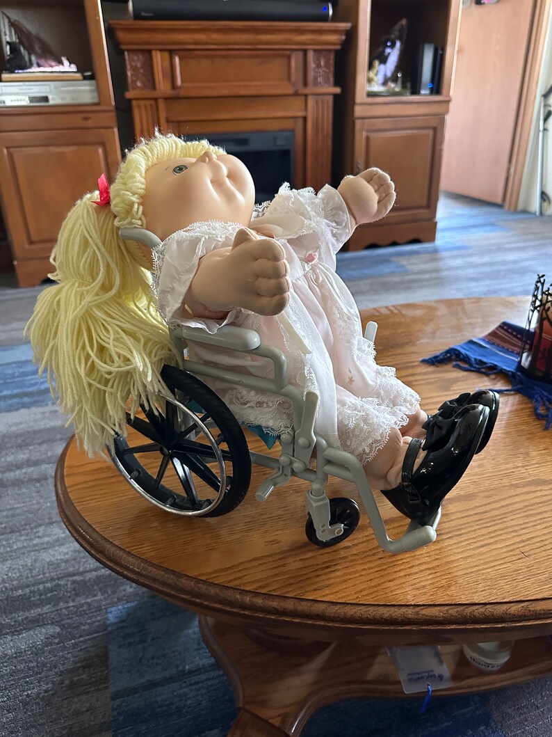 Cabbage Patch Doll With Wheelchair - Etsy