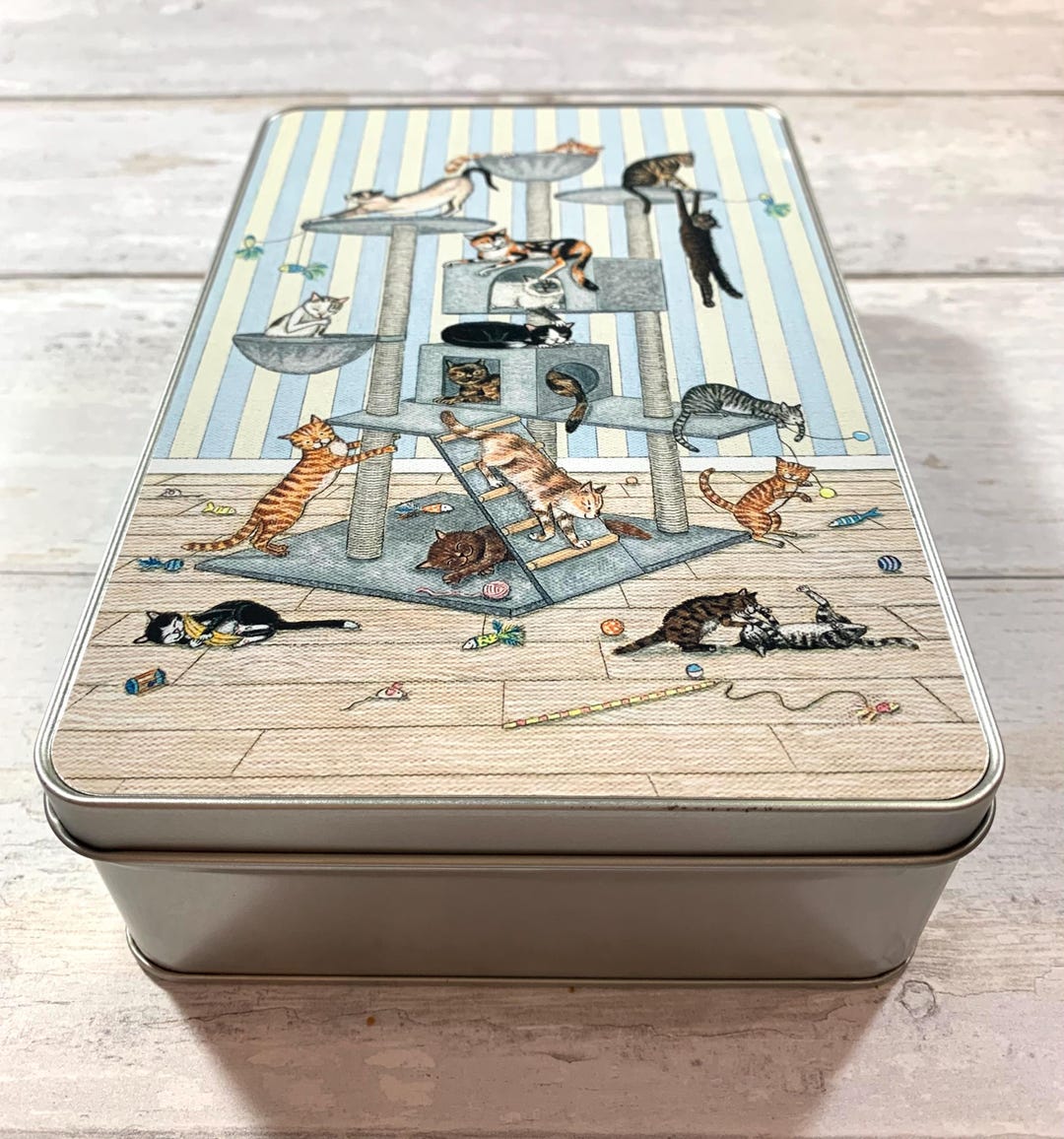 Cat Gifts for Owners, Gift for Cat Lovers, Cat Lovers Tin, Art Cat Tin ...
