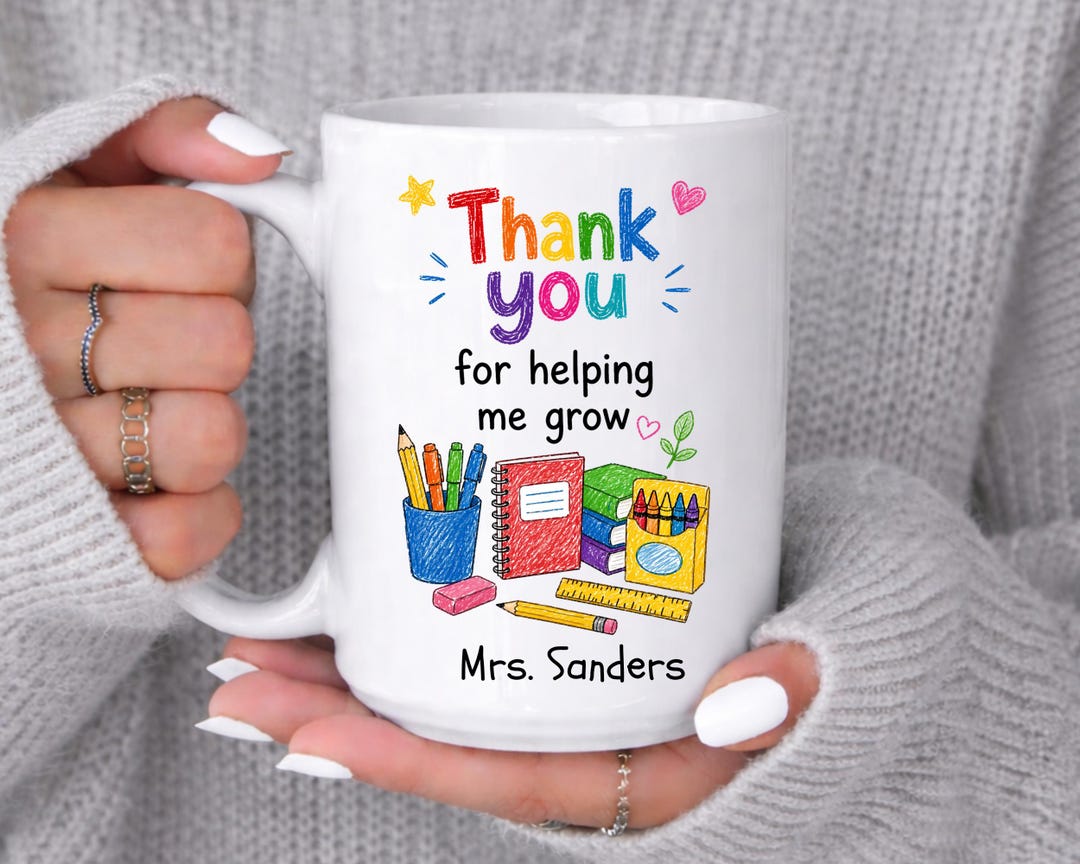 Personalized Teacher Appreciation Gift From Student Teacher Gift Ideas ...