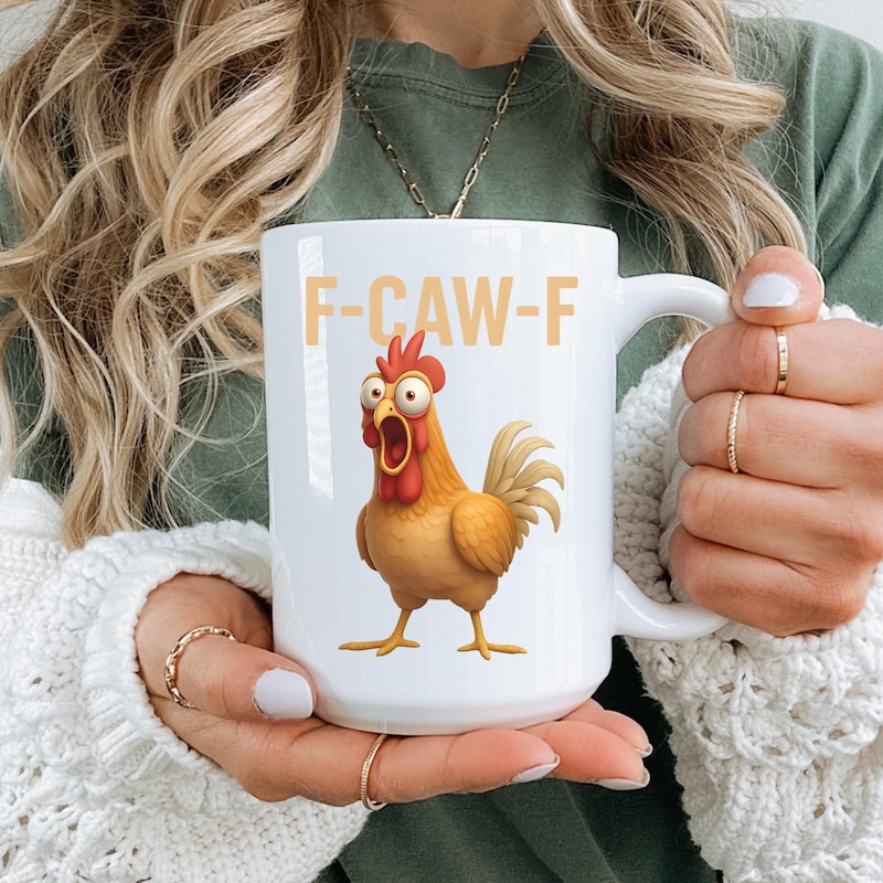 F Caw F Coffee Mug - Etsy UK