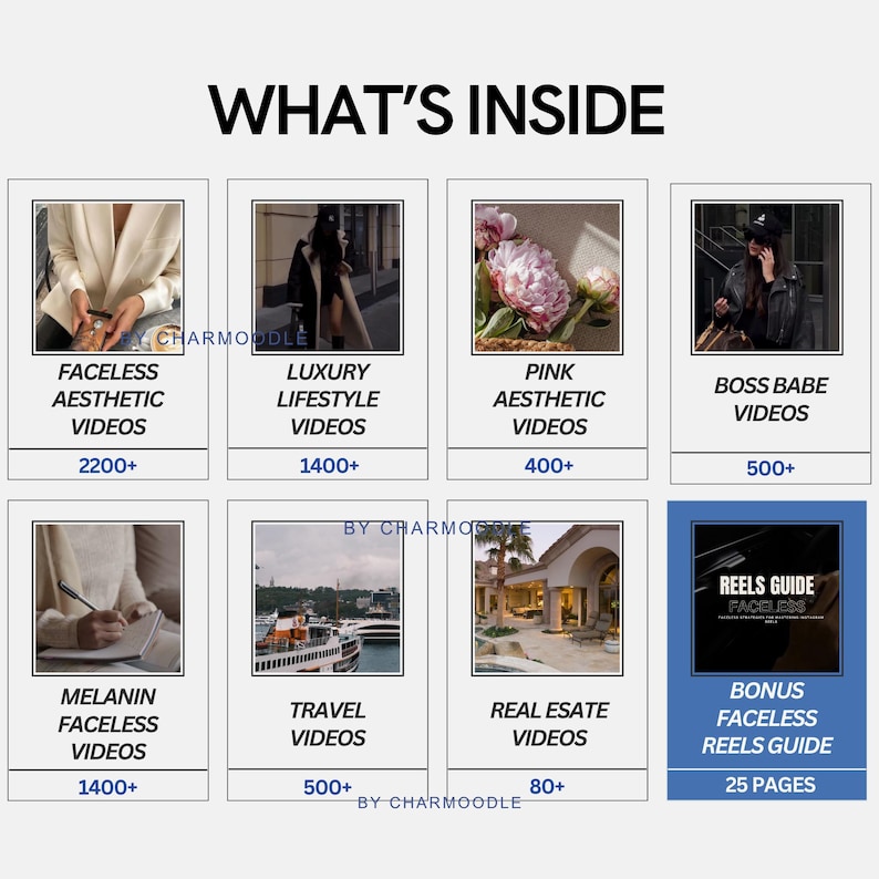 6000+ Faceless Videos Reel Templates Bundle | Aesthetic Instagram ...