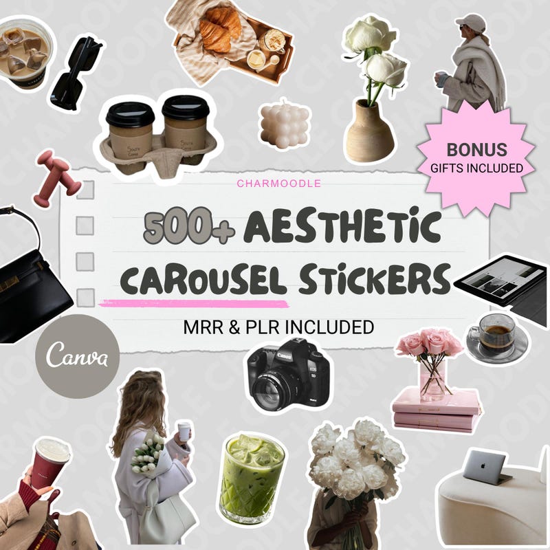 Aesthetic Stickers - Etsy