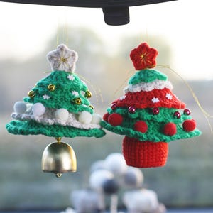 8-in-1 Car Hanger Crochet Pattern | Doll, Tree & Snowman Christmas ...
