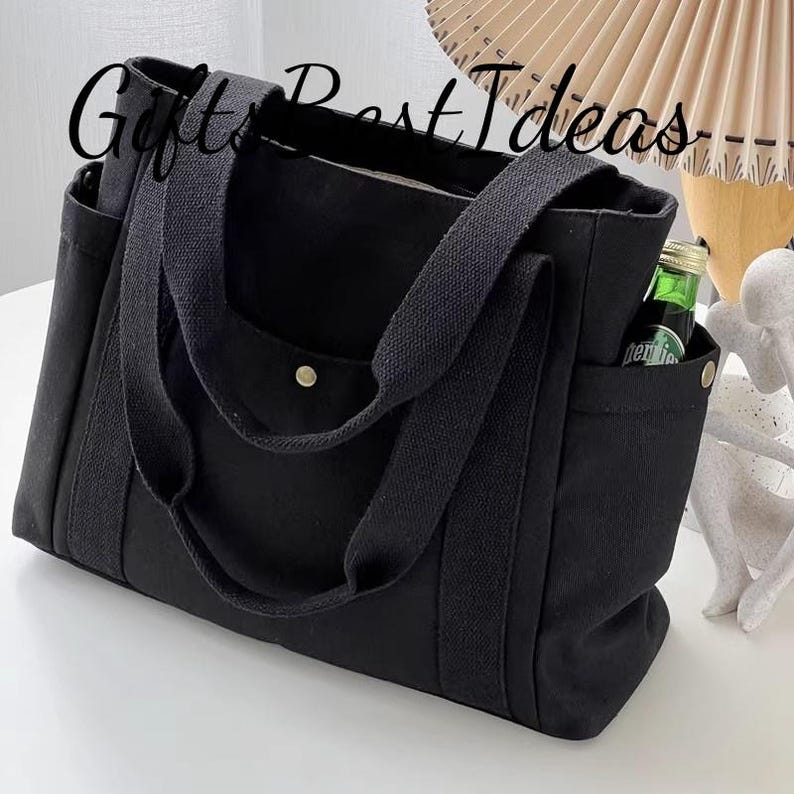 Japanese Style Thick Office Commuter Canvas Shoulder Bag,personalized ...