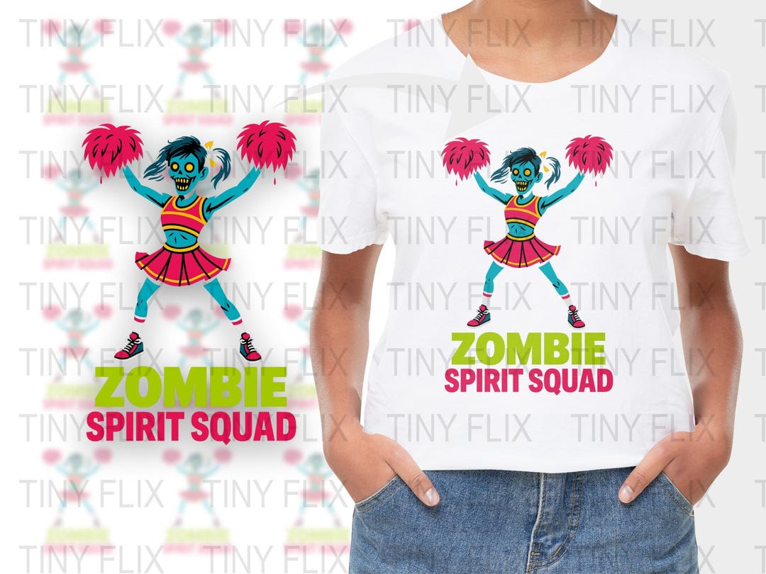 Zombie Cheerleader PNG: Spooky Halloween Digital Art - Etsy Canada