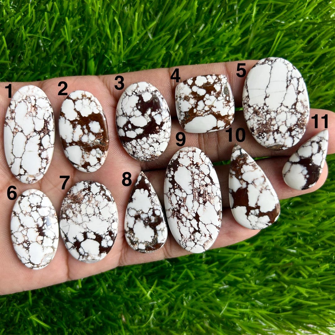 Wild Horse Magnesite Gemstone Natural Wild Horse Magnesite Crystal ...