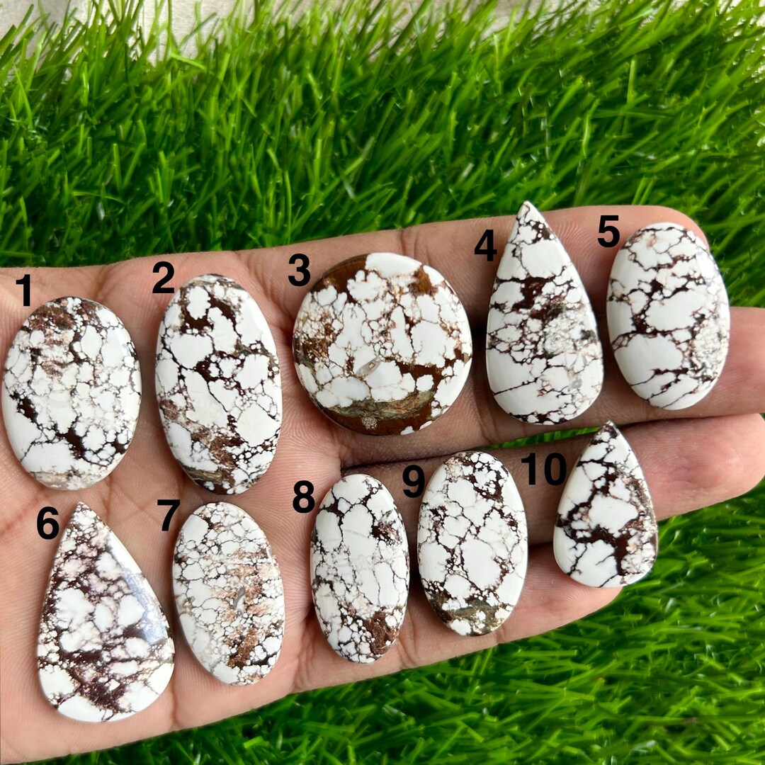 Natural Wild Horse Magnesite Gemstone: Loose Crystal Stone for Jewelry ...