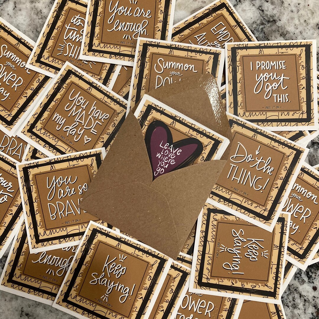 Leave Love Where You Go Cards (pack of 10) - Etsy