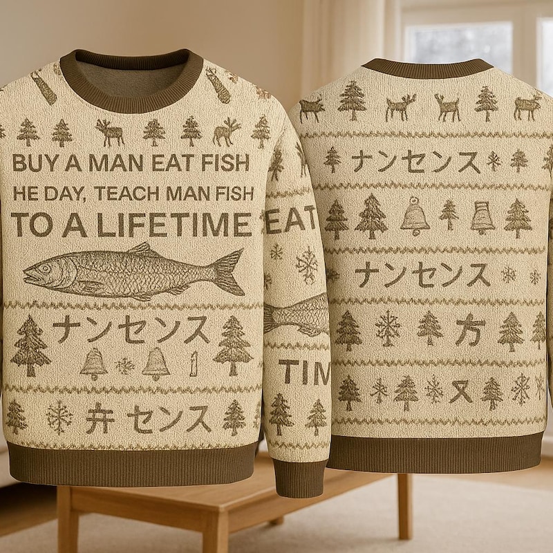 Fish Sweater - Etsy