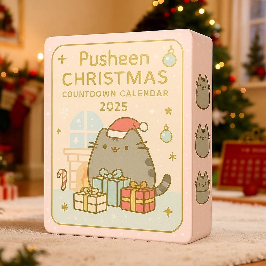 Pusheen Advent Calendar 2025 – Cute Pastel Cat Box, 24-day Acrylic ...