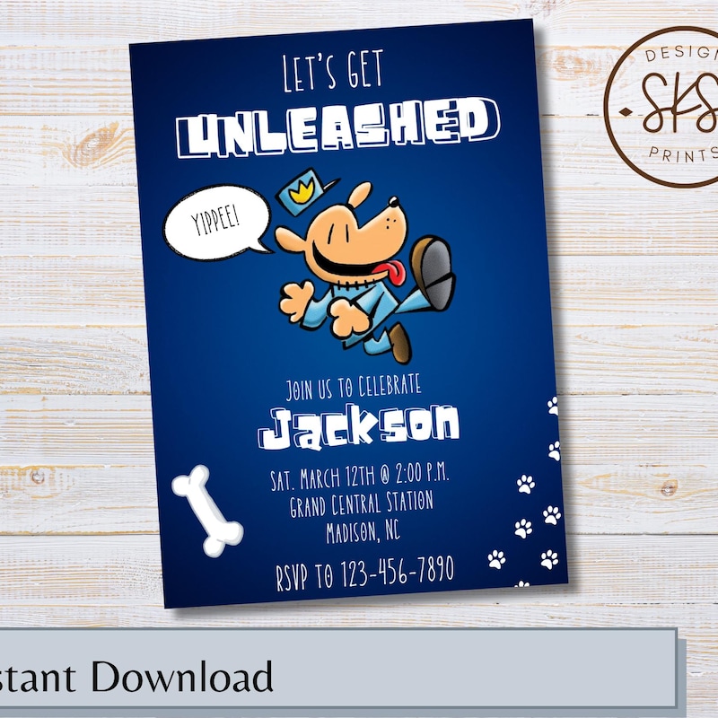 Dogman Invitations - Etsy